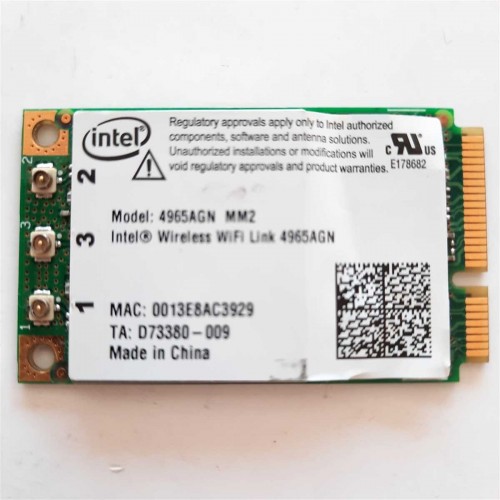 İntel 4965AGN MM2 - Kablosuz Ağ Kartı (Wireless) | www.eskicievi.com
