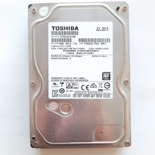 Toshiba DT01ACA100 - 1.TB, Sata 6.0 Gbs, Sata 3.5" - Masaüstü Hardd...