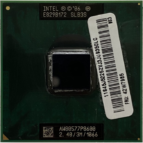 İntel Core 2 Duo - P8600 3Mb, 2.4 Ghz, 1066 Mhz Notebook İşlemci